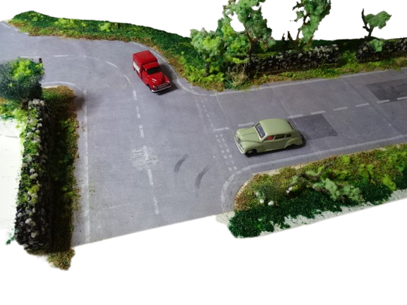 Self adhesive realistic roadway kit N, 00 and TT gauge – HobbyTrax