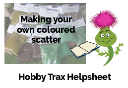 Hobby Trax Helpsheet - Making your own coloured scatter – HobbyTrax